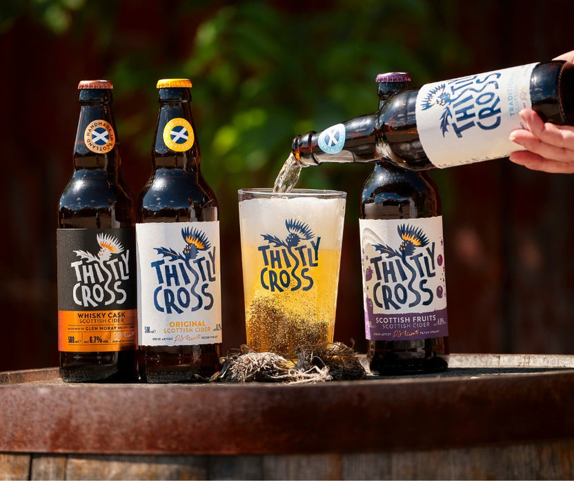 Whisky Cask Cider | Handcrafted Bottled Cider from Scotland – Thistly Cross